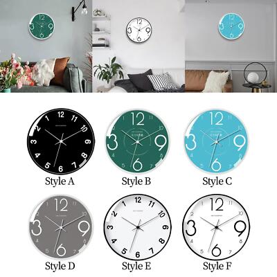 Backwards Clock Anticlockwise Wall Art Decor Wall Clock Decorative ...