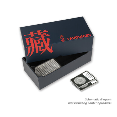 Coin Storage Box Single Row Intercept Shield For 50 Certified PCGS NGC ...