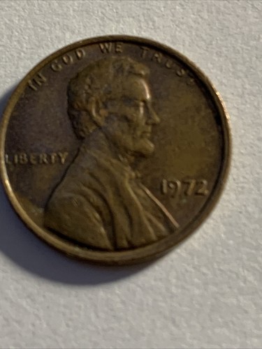 1972 Lincoln Cent Penny Double Die Obverse No Mint Mark Error Coin 016 ...
