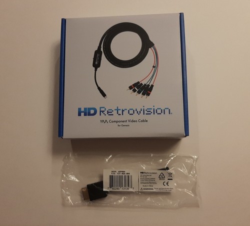 HD Retrovision Genesis Component/YPbPr Cables w/ PS1 Adapter, Factory ...