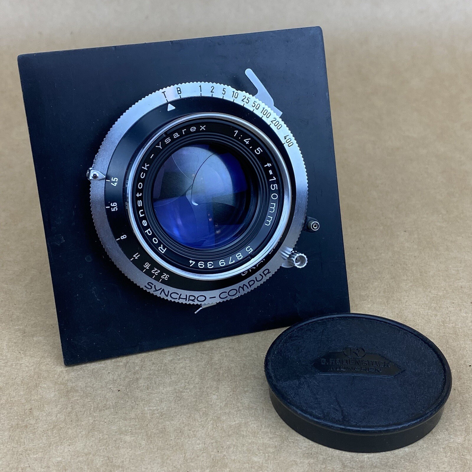 Rodenstock-Ysarex 150mm 4.5 Lens For 4x5 Camera W/ Lens Board | eBay