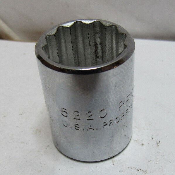 PROTO 5/8" 5220 USA made SOCKET 3/8" drive, 12 POINT A311N | eBay