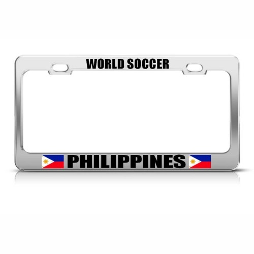 License Plate Frame Philippines Flag Filipino Sport Soccer Car ...