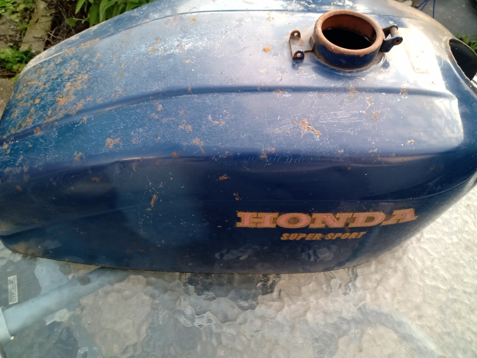 17500377670 Honda cb400f f0 four tank varnish blue | eBay