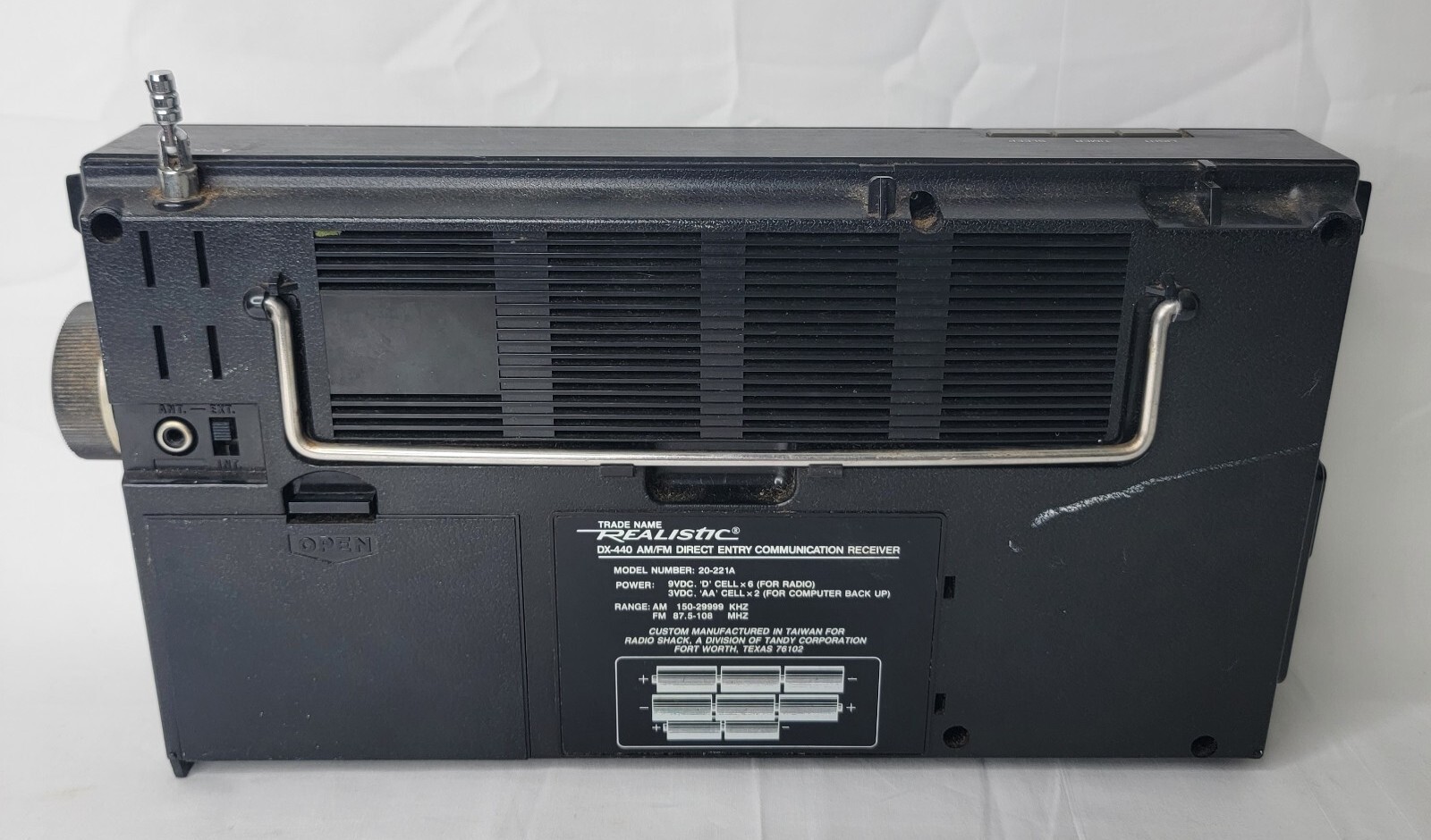 Realistic DX-440 Short Wave AM/FM Radio Receiver As Is For Parts | eBay