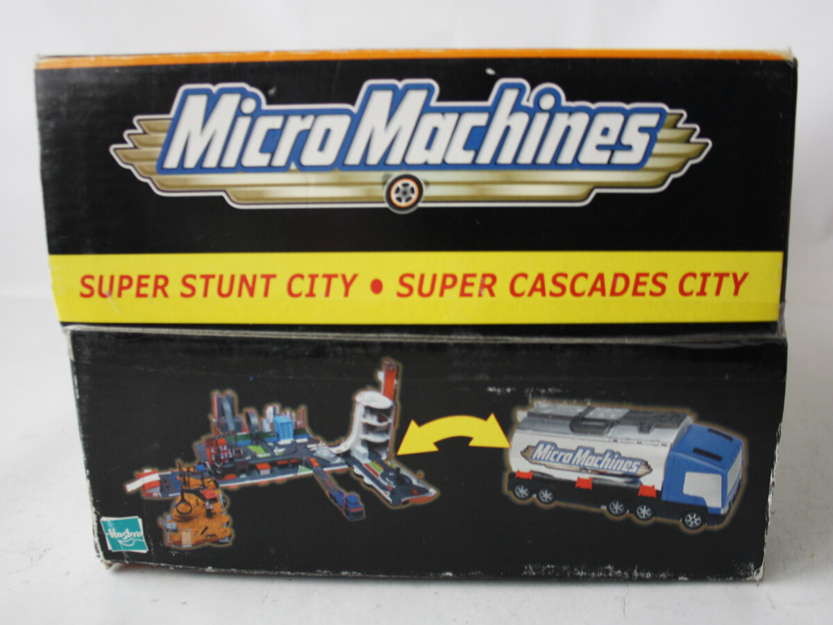 RARE 2001 HUGE MICRO MACHINES SUPER STUNT CITY PLAYSET HASBRO NEW NOS ...