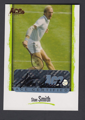 Stan Smith 2007 Ace Authentic Tennis Autograph card | eBay