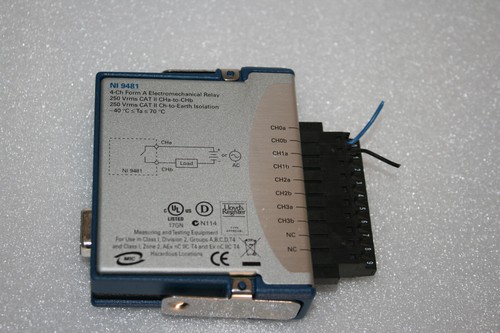 National Instruments NI 9481 4-Ch Form A Electromechanical Relay Module ...