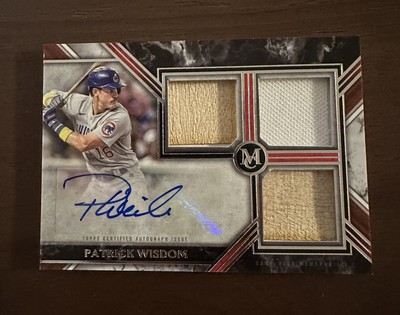 2022 MUSEUM COLLECTION PATRICK WISDOM SIGNATURE TRIPLE RELIC AUTO /399 ...