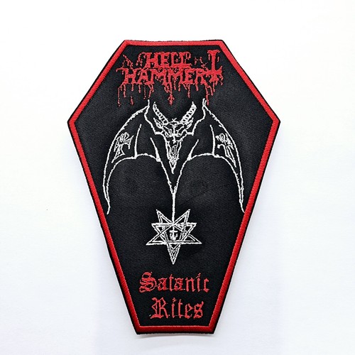 Hellhammer Satanic Rites Coffin EMBROIDERED PATCH | eBay