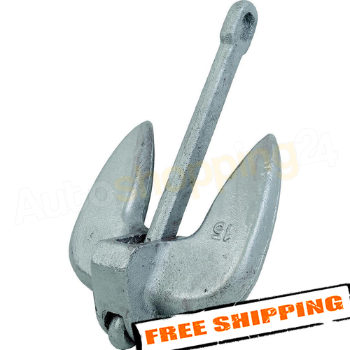 Attwood 9934-1 15 lb Aluminum Coated Iron Navy Anchor | eBay