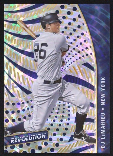 2021 Panini Chronicles DJ LeMahieu #30 BASEBALL NY Yankees Revolution ...