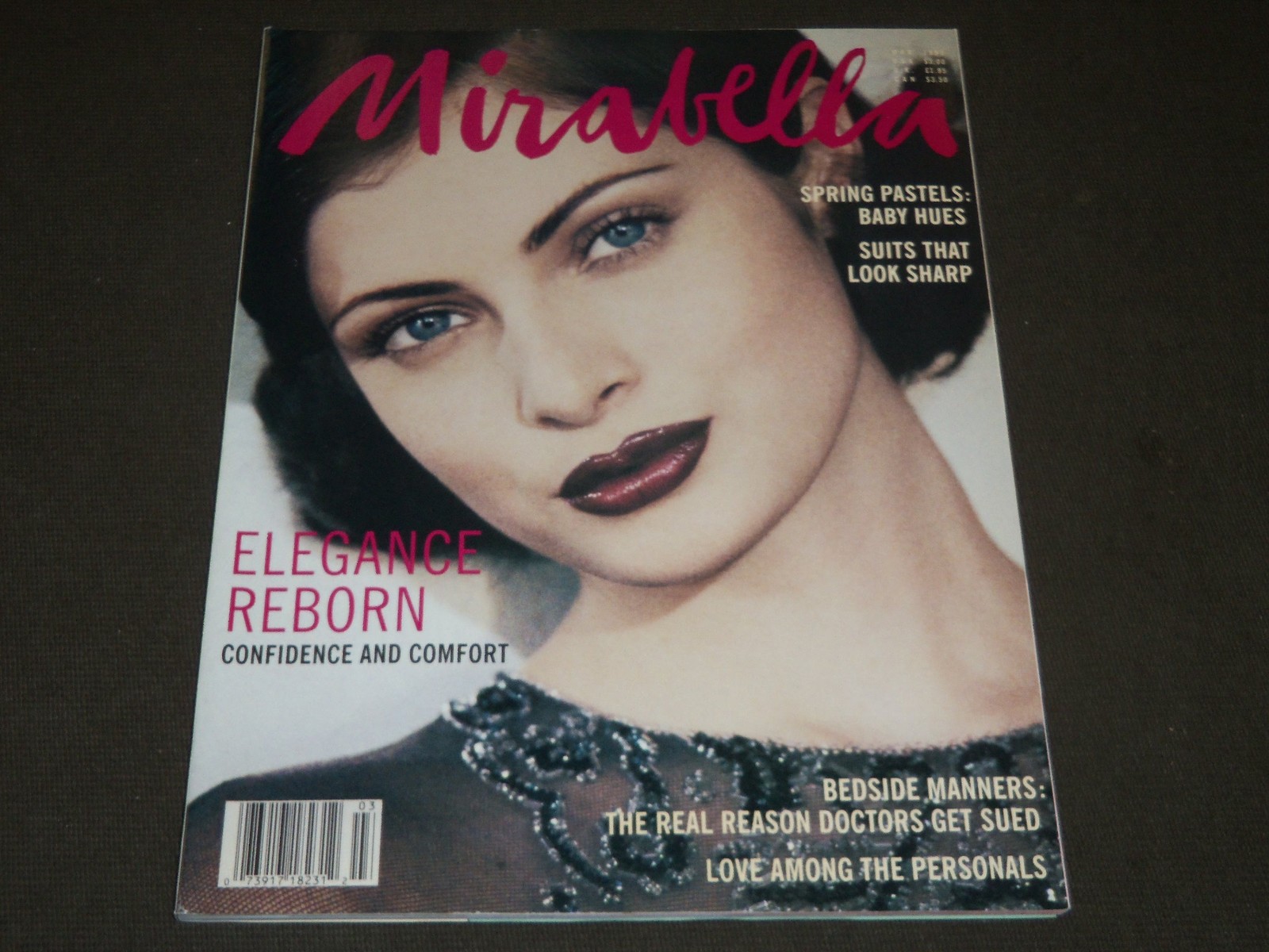 1995 MARCH MIRABELLA MAGAZINE - KAT COVER - GREAT FASHION - O 6380 | eBay