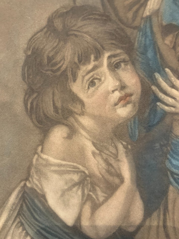 Leon Salles (1868-1950) Birdcage Children Girl Crying Paris France ...