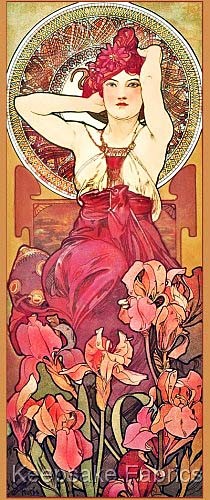 Mucha Precious Stones Amethyst Quilt Block Multi Szs Free Shipping | eBay