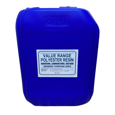 20kg GP Polyester Fibreglass Resin + Catalyst Value Range. Roofing Boat ...