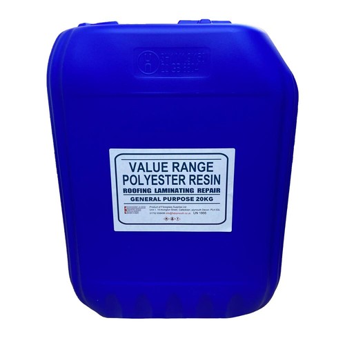 20kg GP Polyester Fibreglass Resin + Catalyst Value Range. Roofing Boat ...