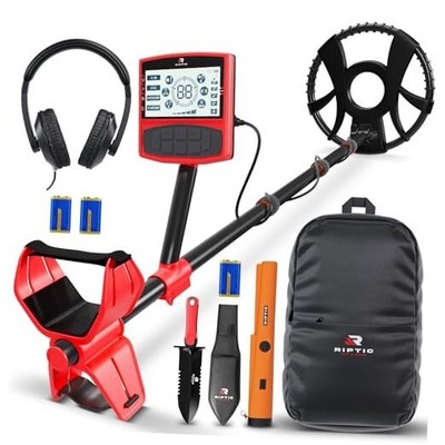 Metal Detector for Adults with Pin Pointer - Waterproof Metal Detector ...