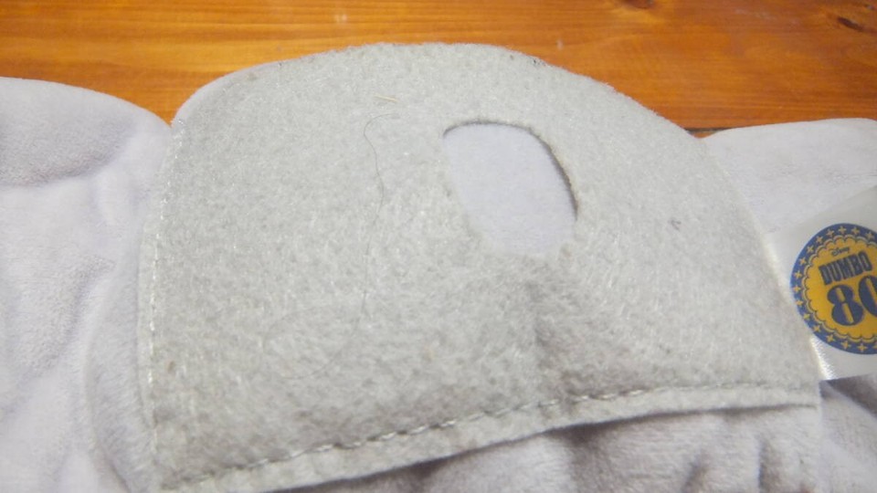 R070110 Decluttering Dumbo 80th Anniversary Plush Face Pouch Storage ...