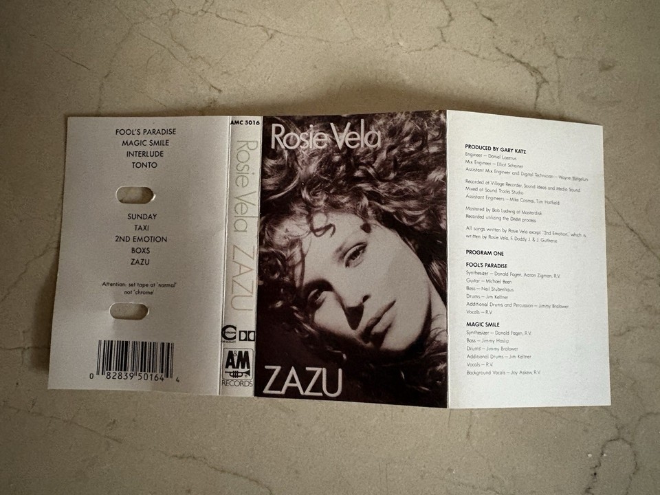 Rosie Vela Zazu Cassette Tape Album | eBay UK