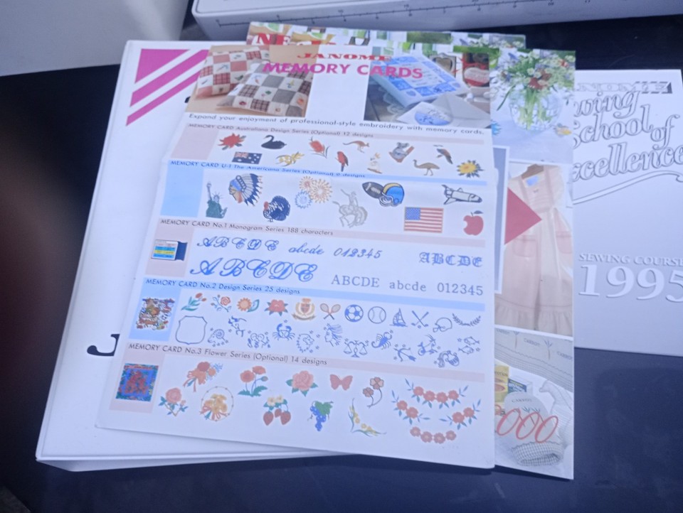 janome new home memory craft 8000 sewing / embroidery machine spares or ...