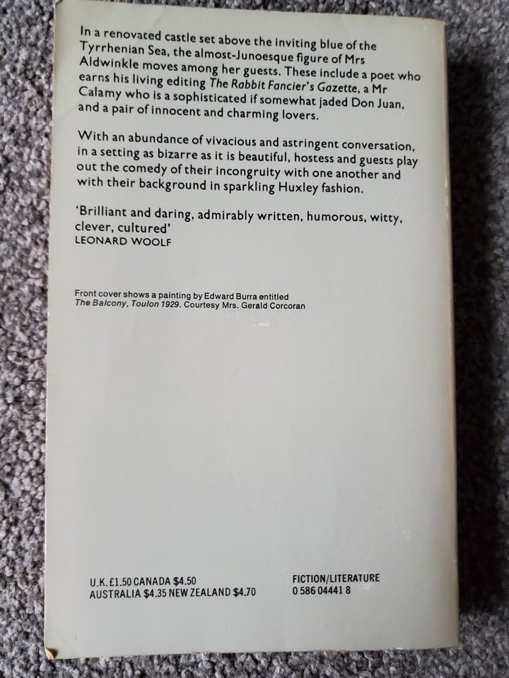 Those Barren Leaves by Aldous Huxley - 1925 (printed 1978, Grenada ...