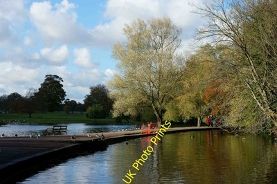 Photo A2 River Ver, St.Albans St Albans Looking up stream; whilst a ...