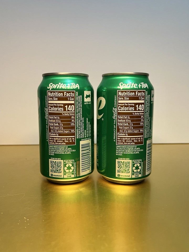 🔵 New Limited Edition Sprite + TEA Green Lemon Lime Chill Soda 12floz ...