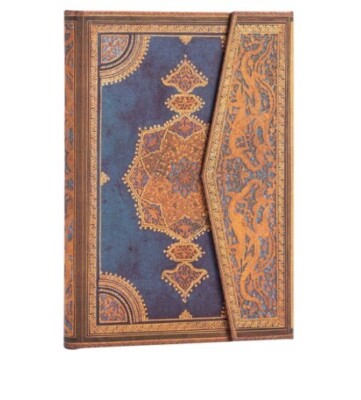 New Paperblanks Journal Midi 7X5"Lined SAFAVID INDIGO Blue Hardcover ...