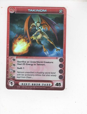 Chaotic Underworld Takinom Max Energy Power Wisdom Speed 4-max | eBay