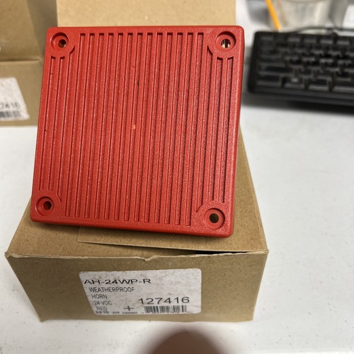 COOPER WHEELOCK WEATHERPROOF AH-24WP-R HORN, RED, 24V | eBay