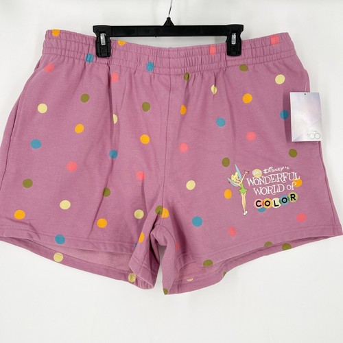 Disney Parks 100 Shorts Wonderful World Of Color Tinker Bell Polka Dot ...