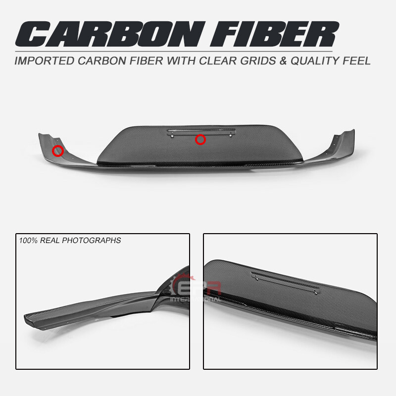 For MX5 ND5RC Miata Roadster GV Type Carbon Fiber Rear Diffuser ...