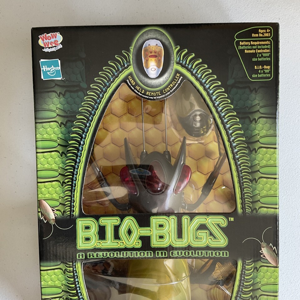 BIO Bugs ACCELERAIDER RC Remote Control Robot XA.04-B.I.O. Hasbro Wow ...