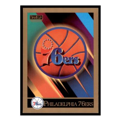 1990 SkyBox #347 Philadelphia 76ers Philadelphia 76ers Basketball Card ...