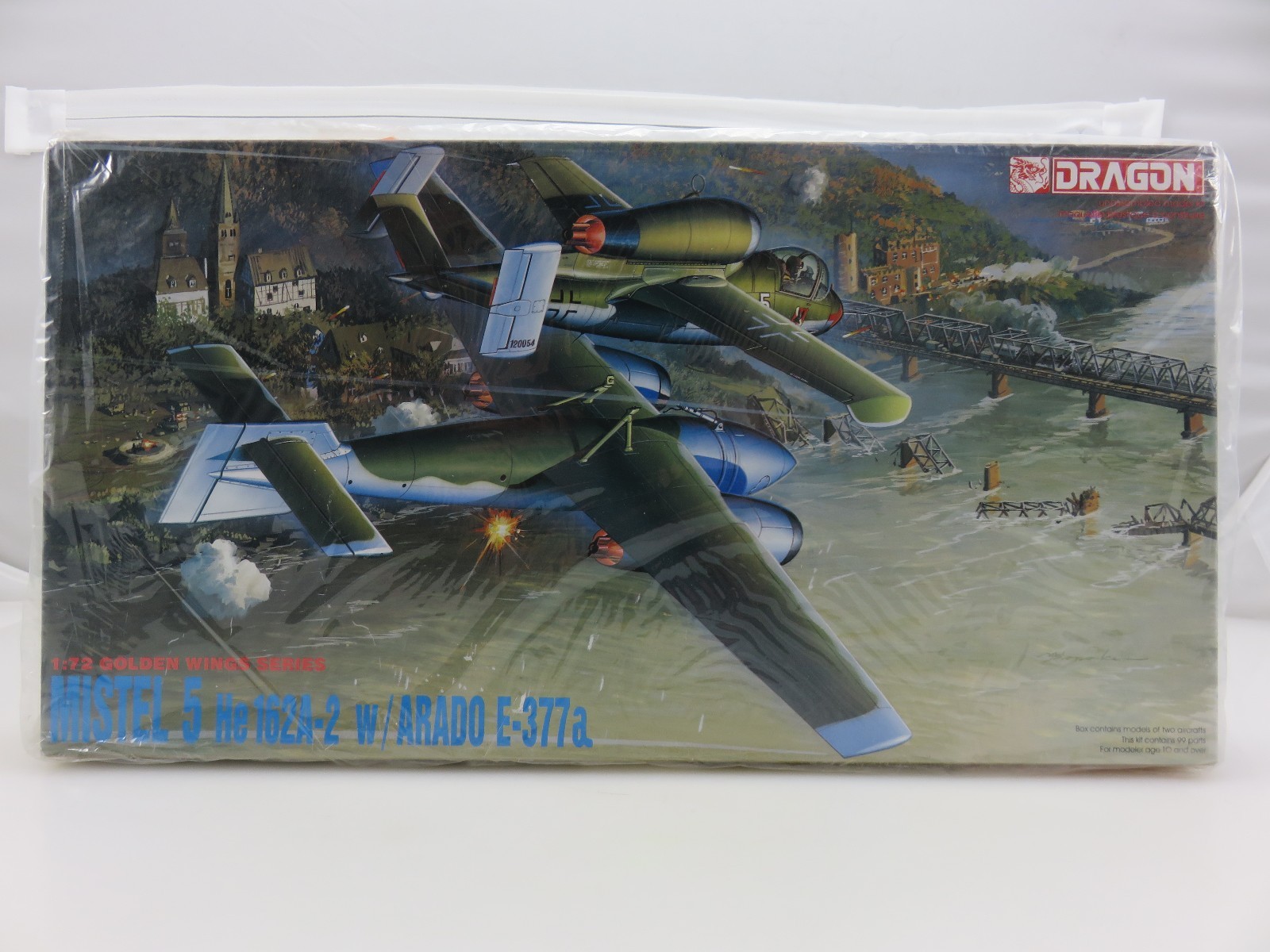 Dragon MISTEL 5 He162A-2 ARADO E-377a 1/72 Scale Plastic Model Kit ...
