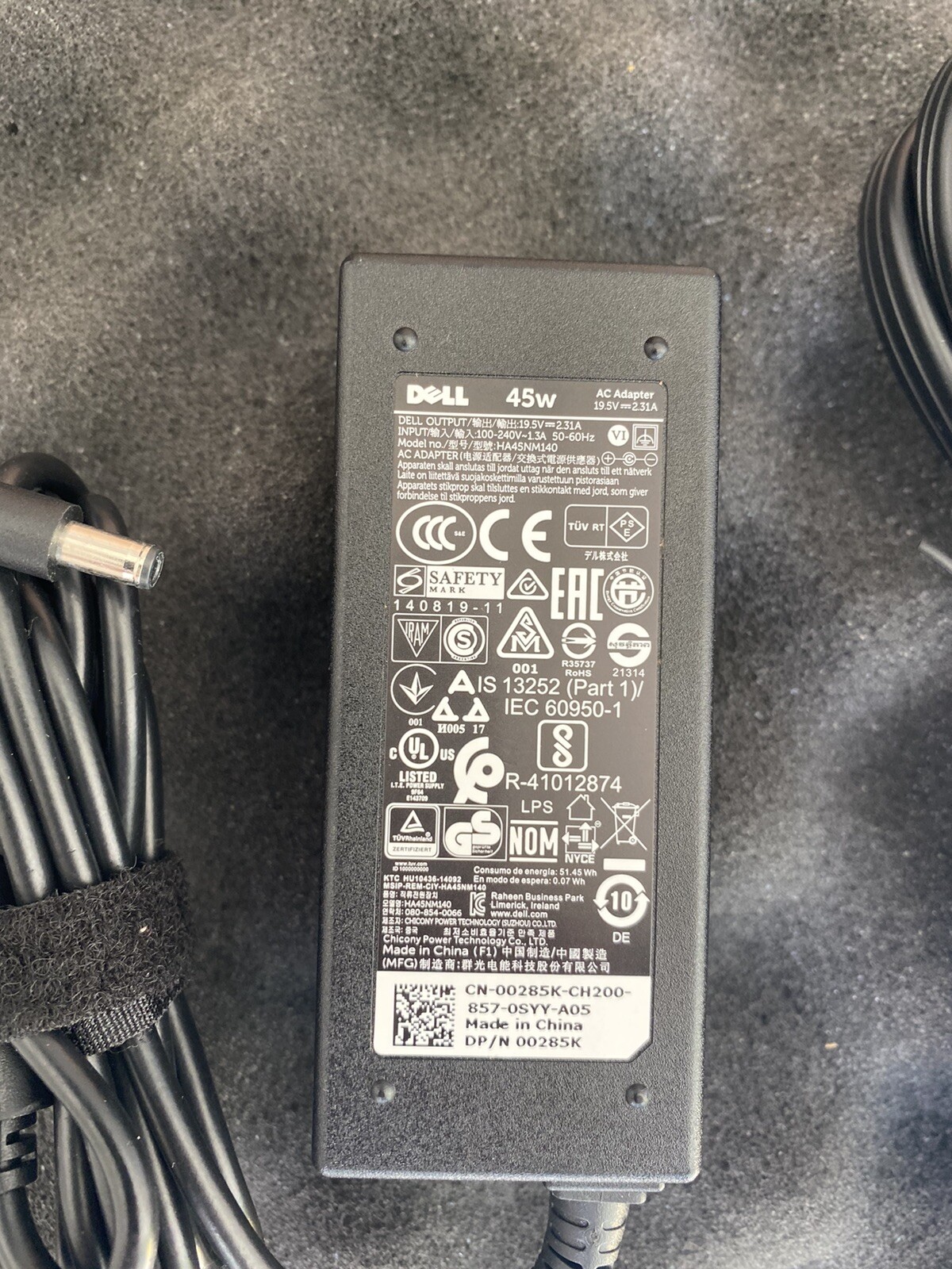 Dell DA45NW140 45W AC Adapter Charger for sale online | eBay