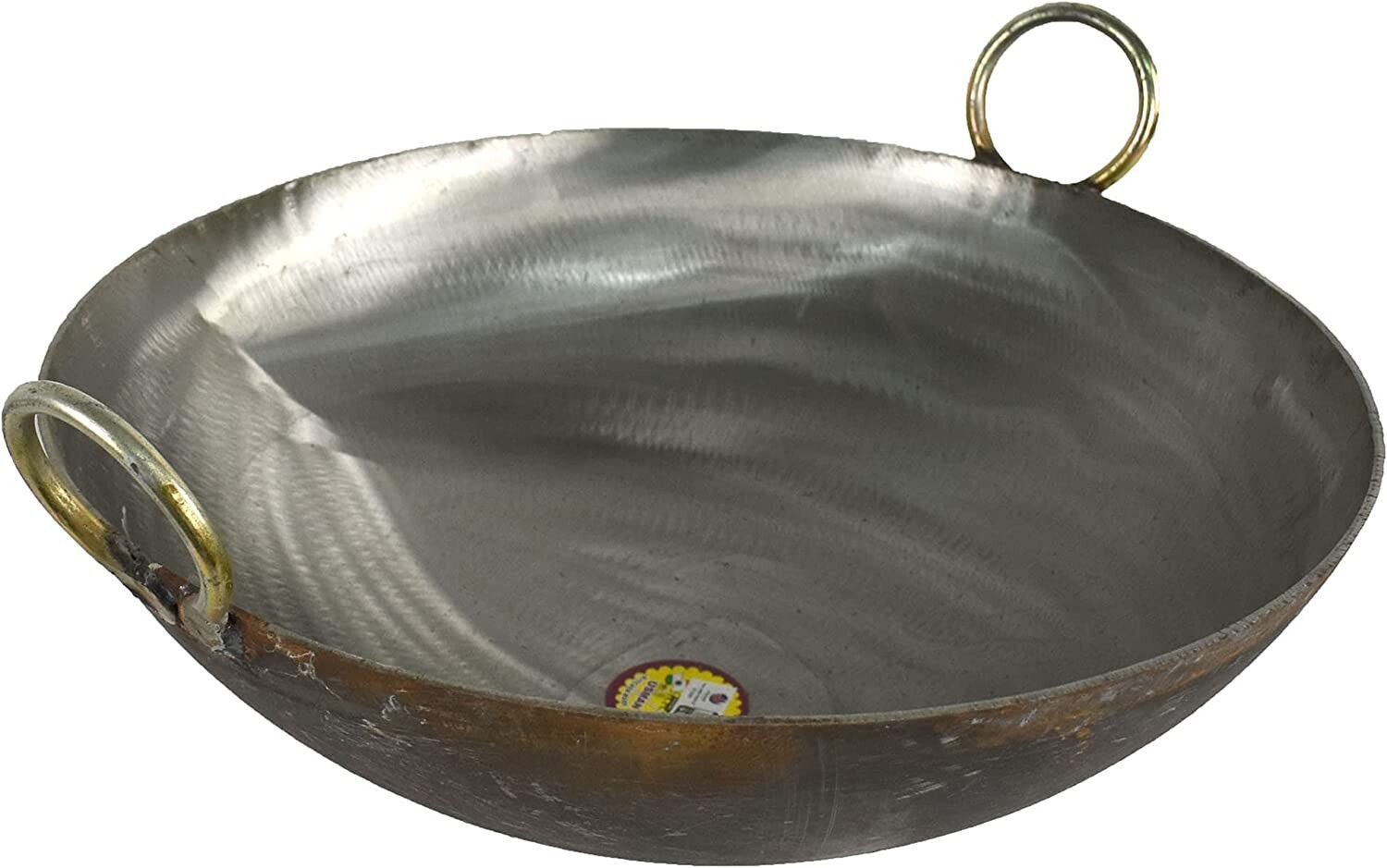 Iron Wok Kadai Karahi Iron Balti Dish 22inches Indian with Handles ...