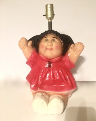Vintage Cabbage Patch Doll Children's Lamp - 12" in Height | eBay