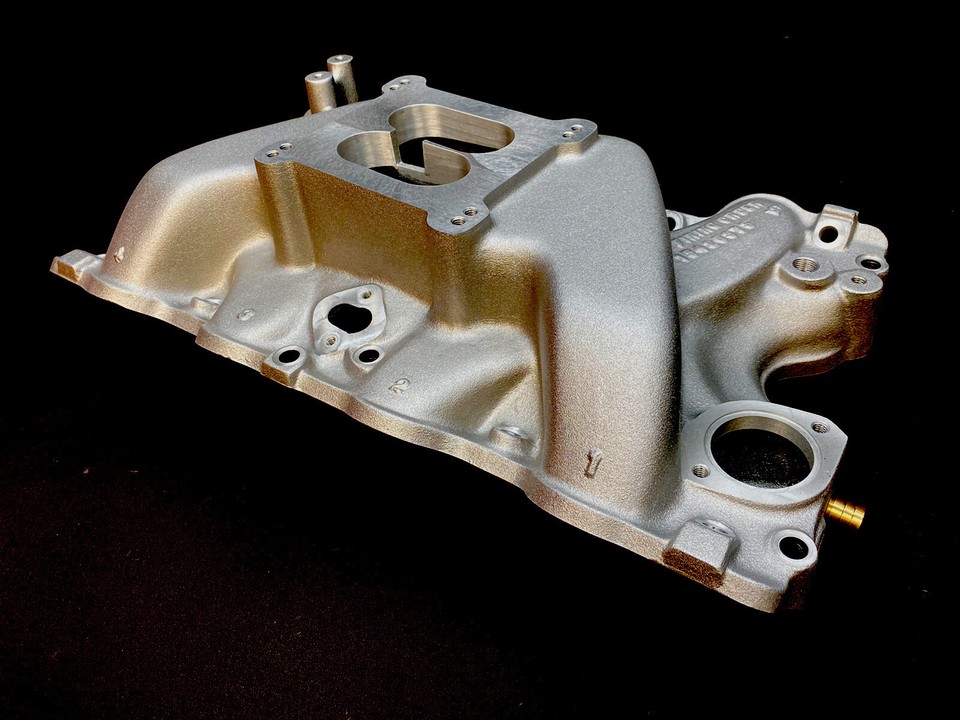 Blue Thunder 429 Cobra Jet Shelby Design Ford 4 Barrel Intake Manifold ...
