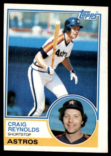 1983 TOPPS CRAIG REYNOLDS HOUSTON ASTROS #328 | eBay