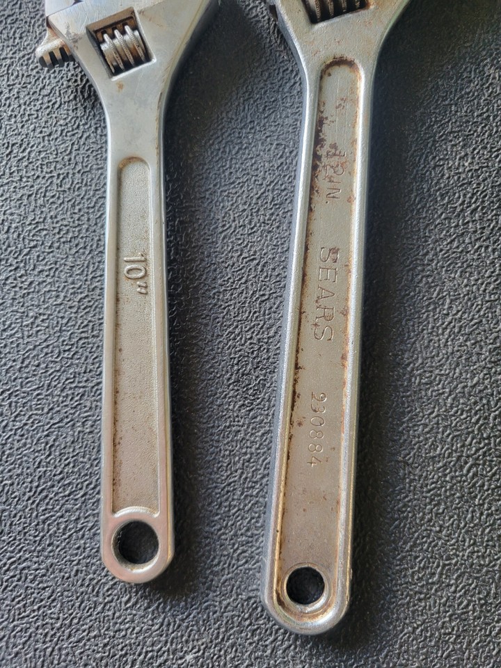 Allen 10" and Sears 12" Adjustable Wrenches | eBay