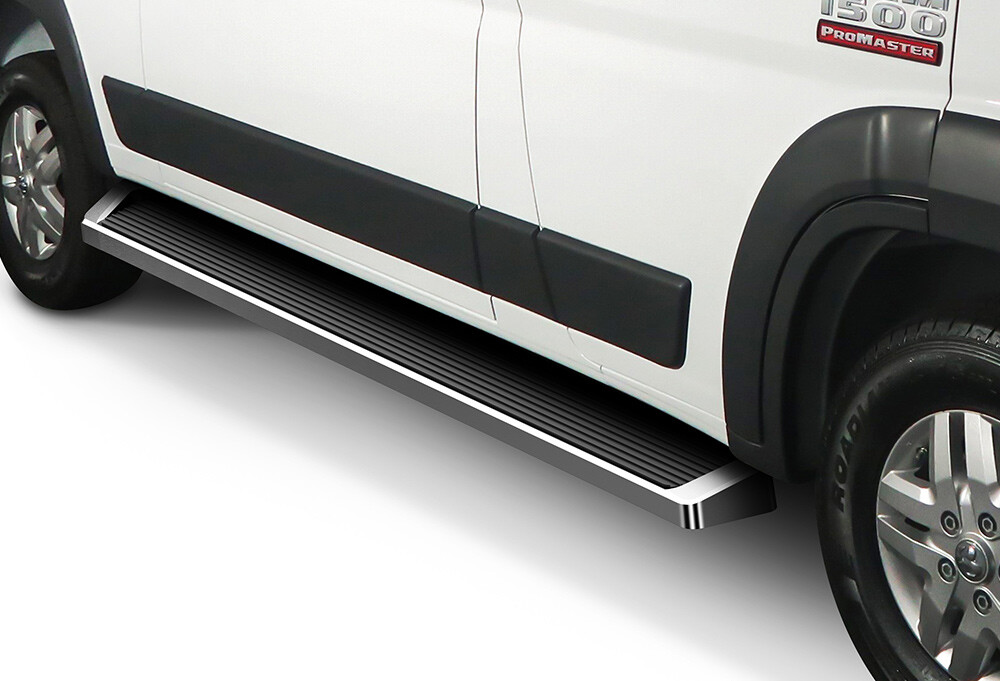 APS Running Boards 6 inches Silver Fit 14-25 Ram ProMaster 118in ...