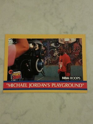 Michael Jordan 1990-91 NBA Hoops - Inside Stuff #382 | eBay