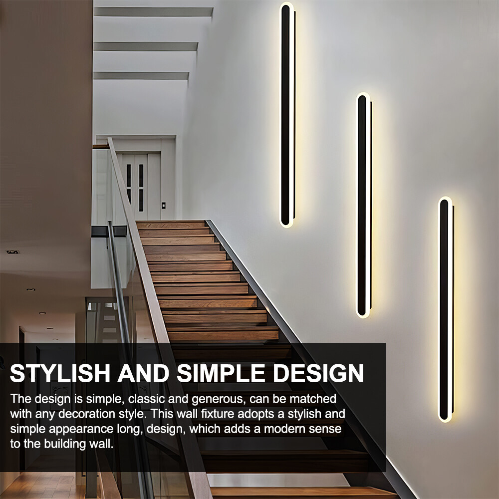 A Wall Sconce For Staircase DIY: Stair Wall Lighting From Oak And LED
