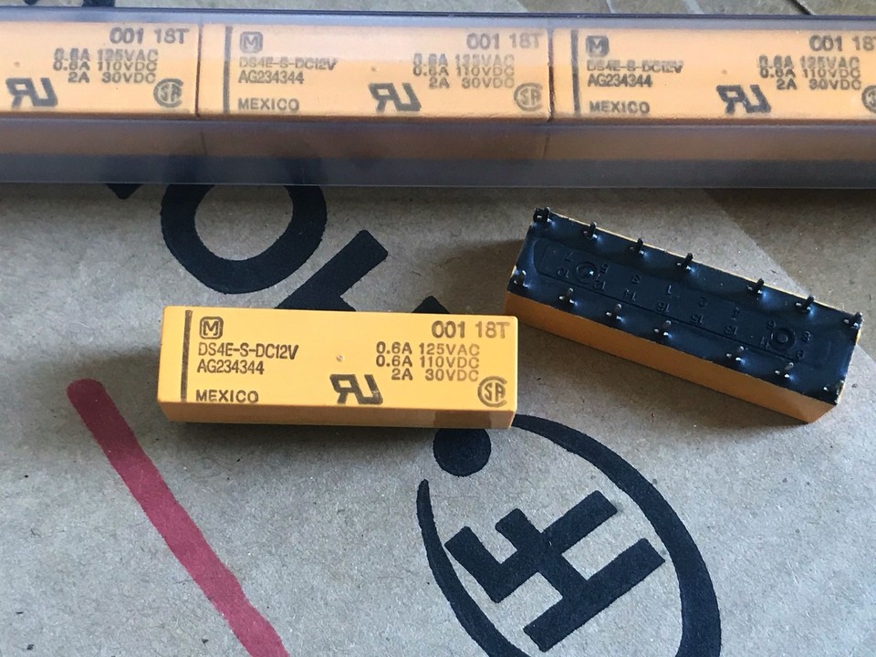 New DS4E-M-DC12V or DS4E-S-DC12V Signal Relay 1A 125VAC DIP 14 x 1pc | eBay