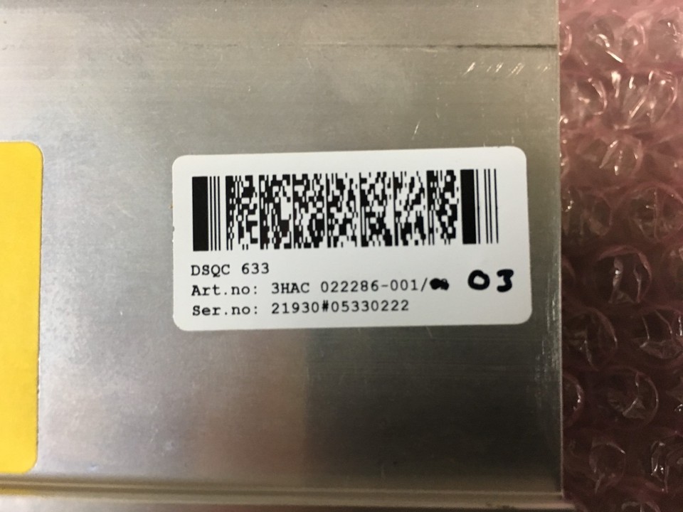 ABB Serial Measurement unit Part# 3HAC022286-001 DSQC 633, ABB Robot ...