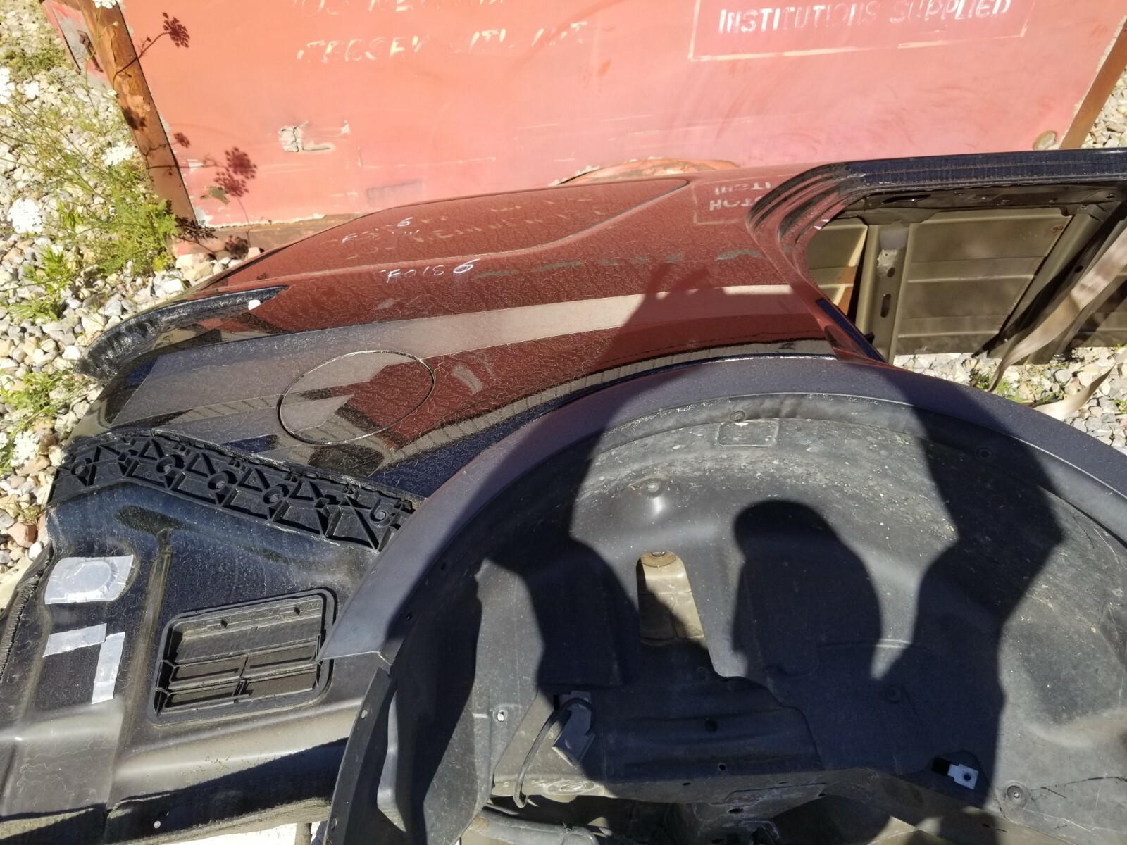2016 FORD EXPLORER QUARTER PANEL RIGHT SIDE- with glass and center ...