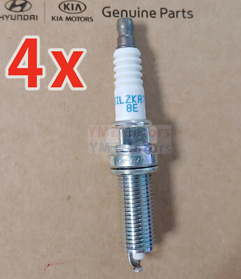 OEM Set of 4 Spark Plug For Hyundai Sonata 2011-2017 &Kia K5 LPi, NU ...