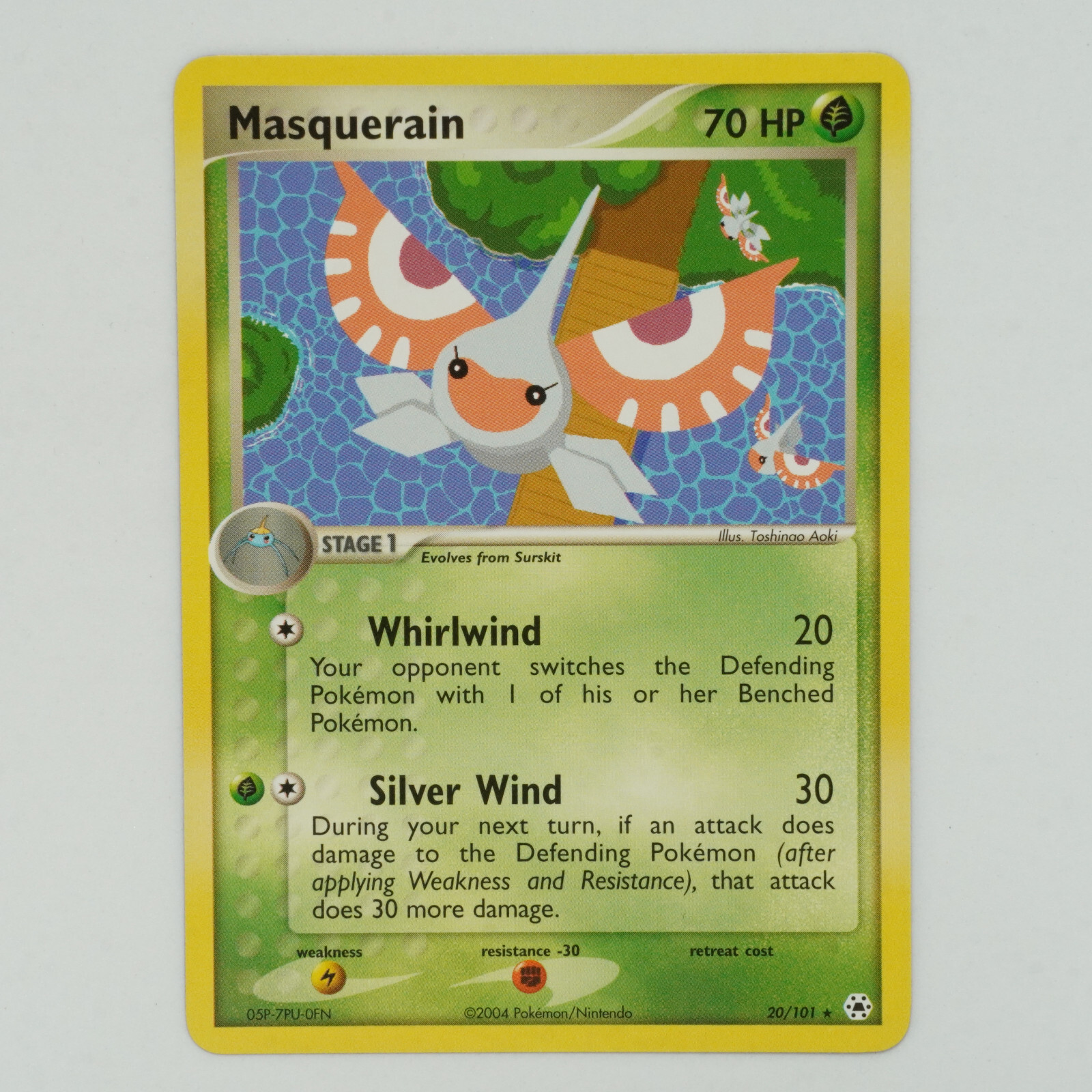 Masquerain 20/101 Rare Ex Hidden Legends Pokemon Card | eBay